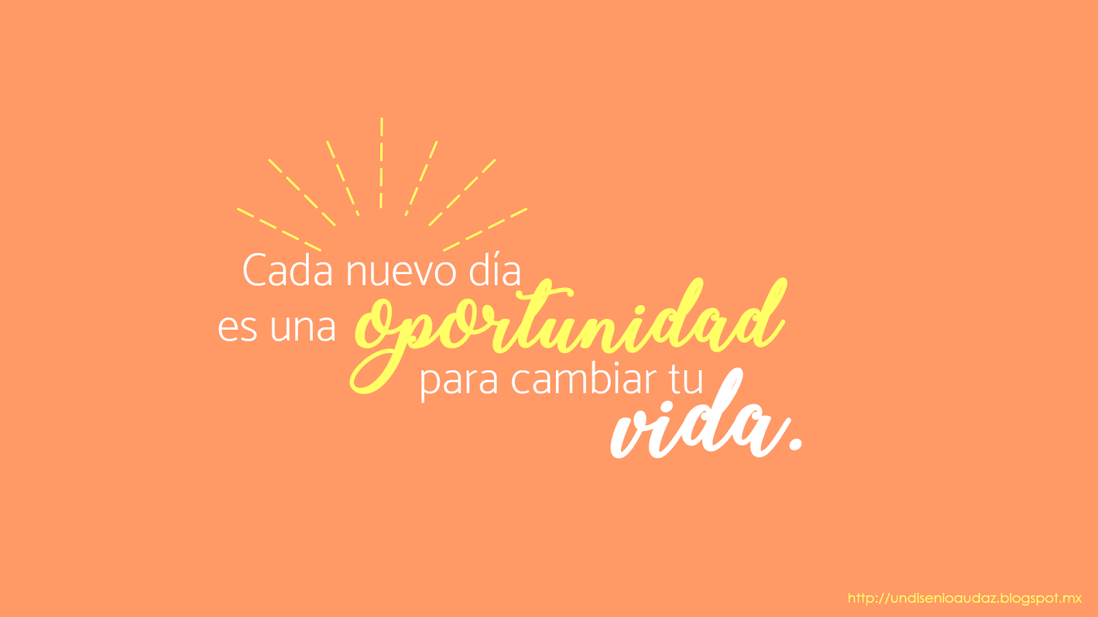 12 Hermosos fondos de escritorio con frases motivadoras - Diseño audaz