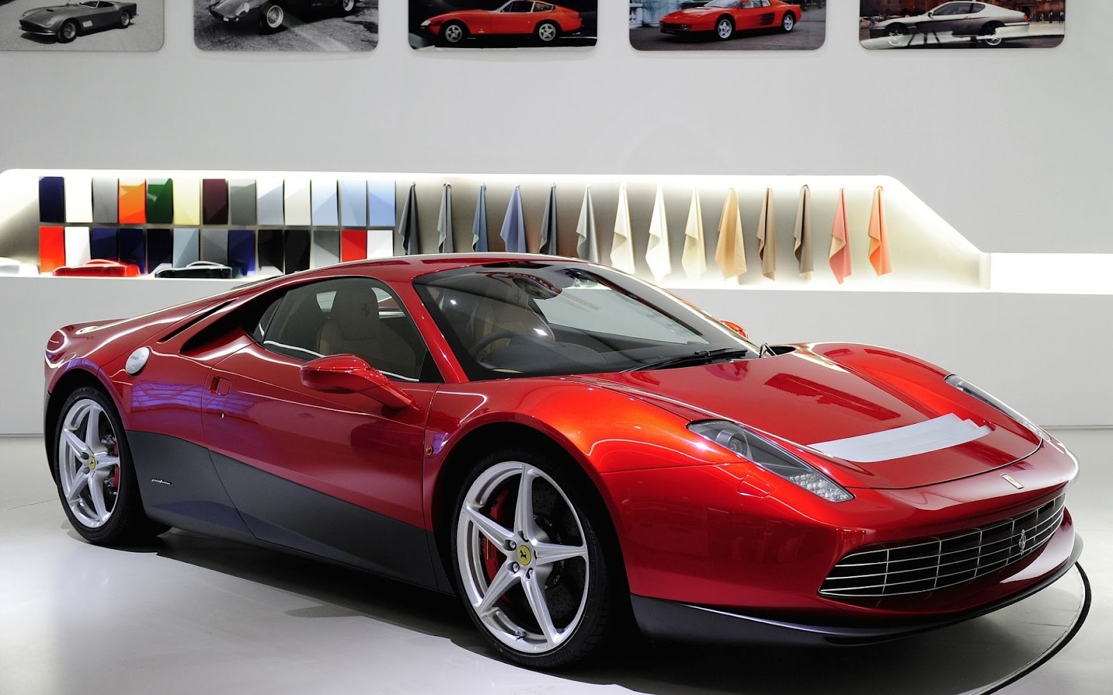 Ferrari SP12 Rojo - Fondos de Pantalla HD - Wallpapers HD