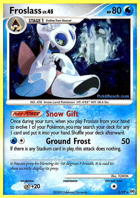 Froslass -- Arceus Pokemon Card Review | PrimetimePokemon's Blog