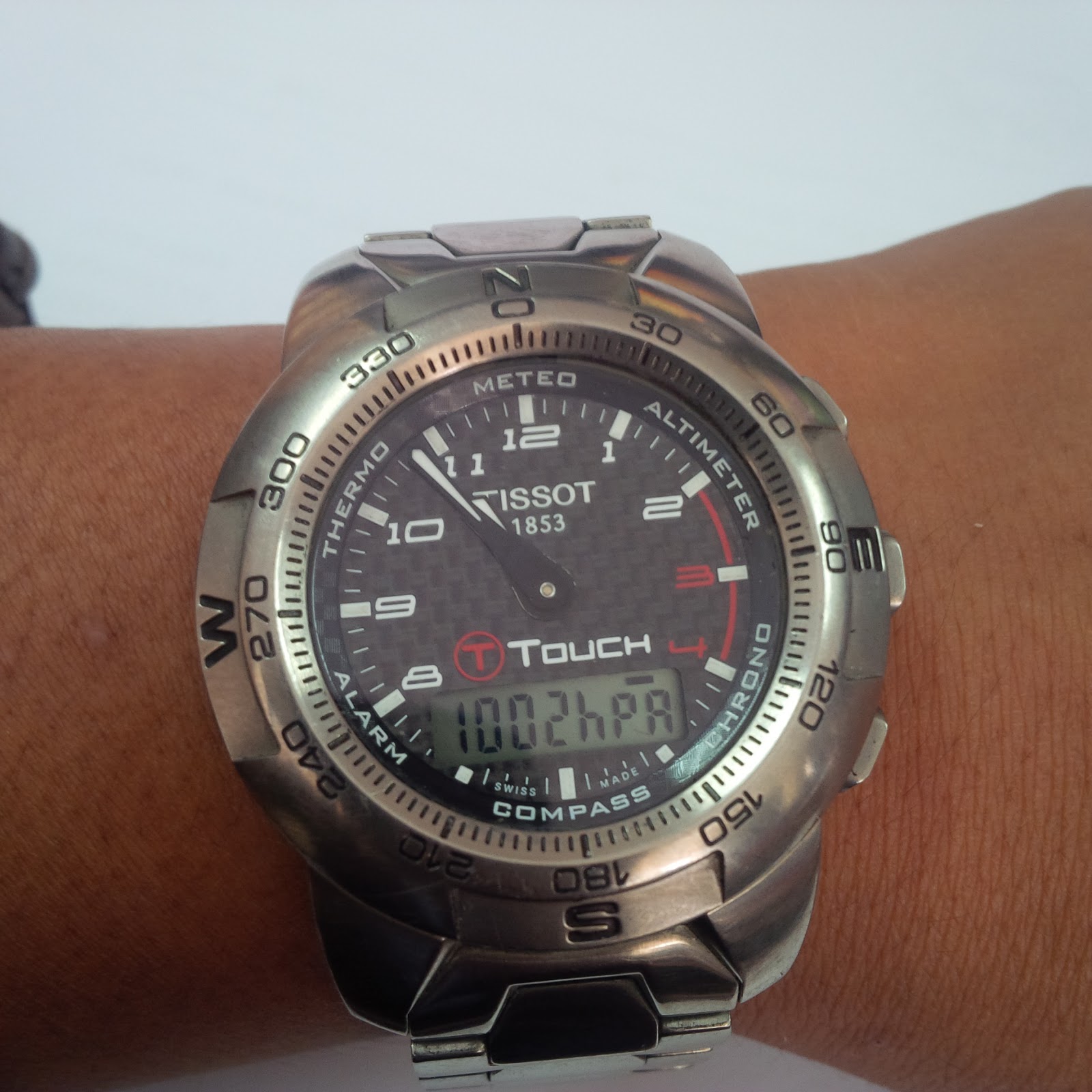 xDeath Market: (SOLD) Tissot T-Touch Carbon Racing Dial Titanium Z253/353P