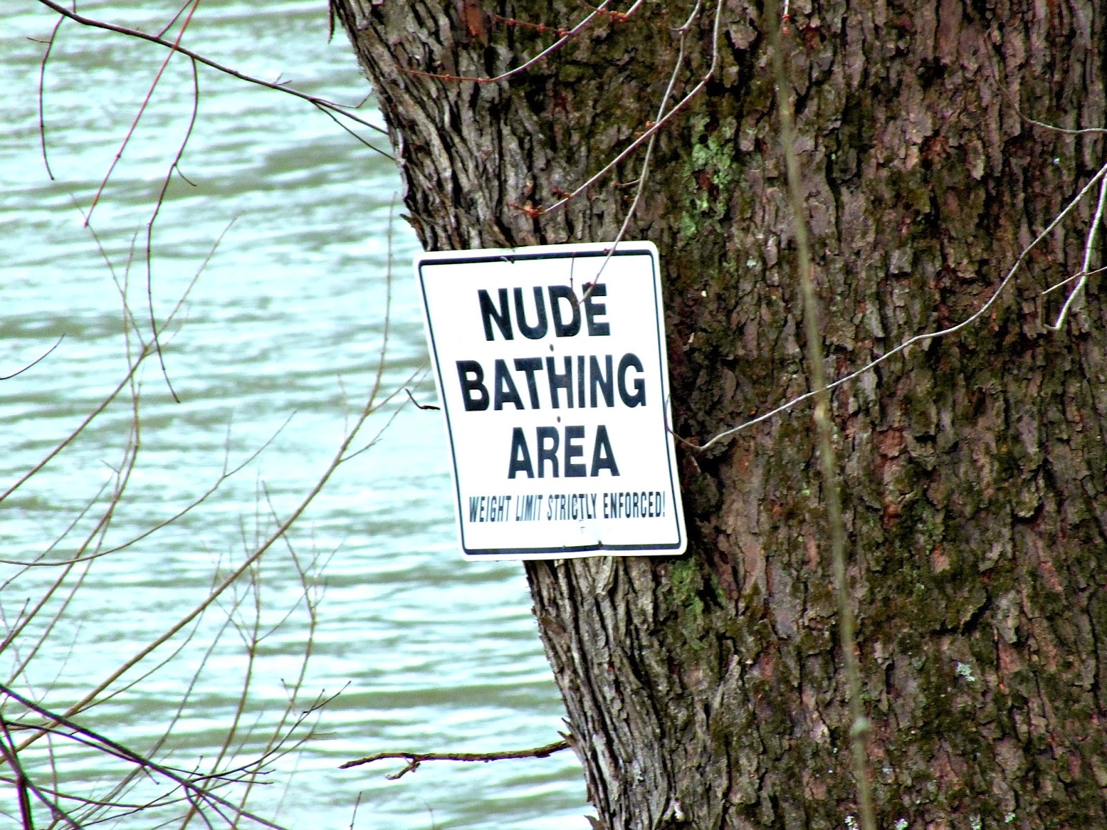 Around Roanoke, VA (A Daily Photo Blog): Signs, Signs - Nude Bathing on ...
