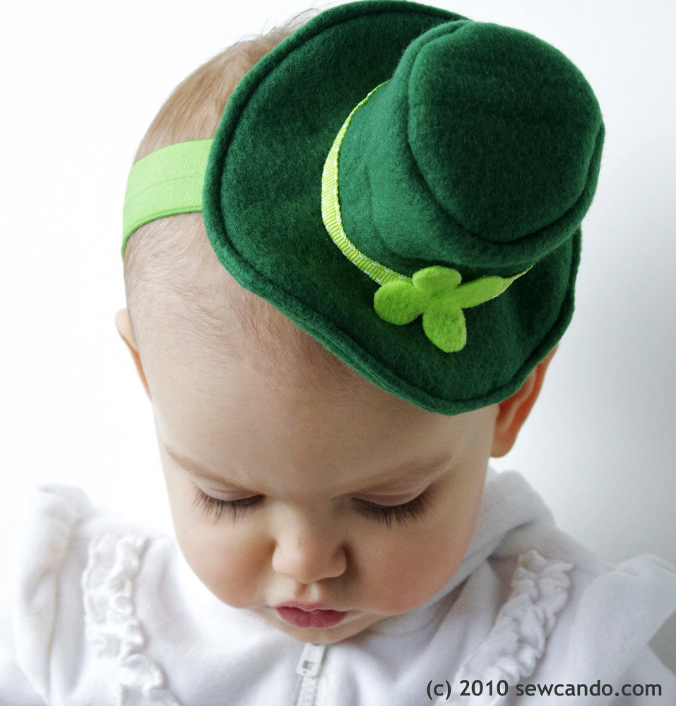 Sew Can Do: Limited Time FREE Pattern: Little Leprechaun Mini Top Hat