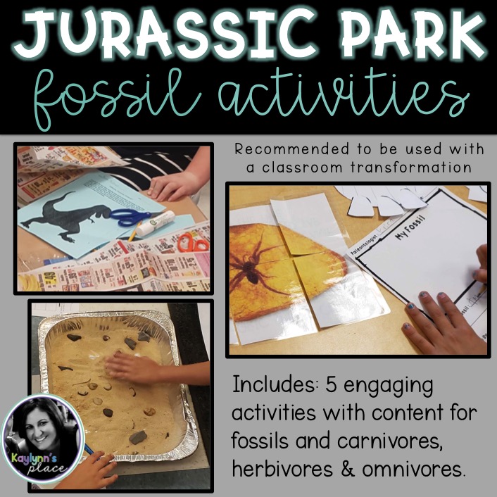 Jurassic World Classroom Transformation & Fossil Activities | Kaylynn's ...