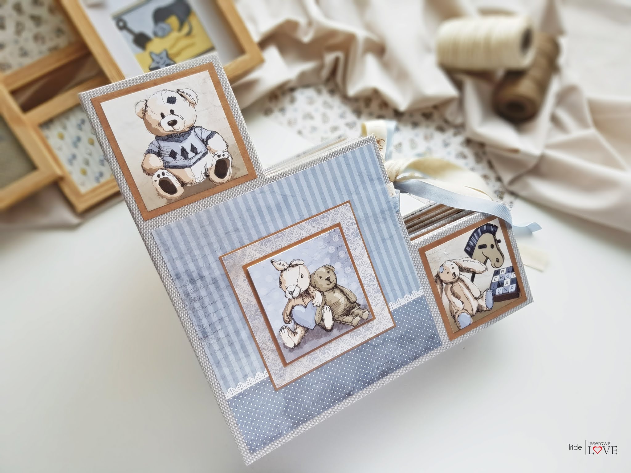 Laserowe LOVE: Album z kolekcji Vintage Baby Boy An album from Vintage ...