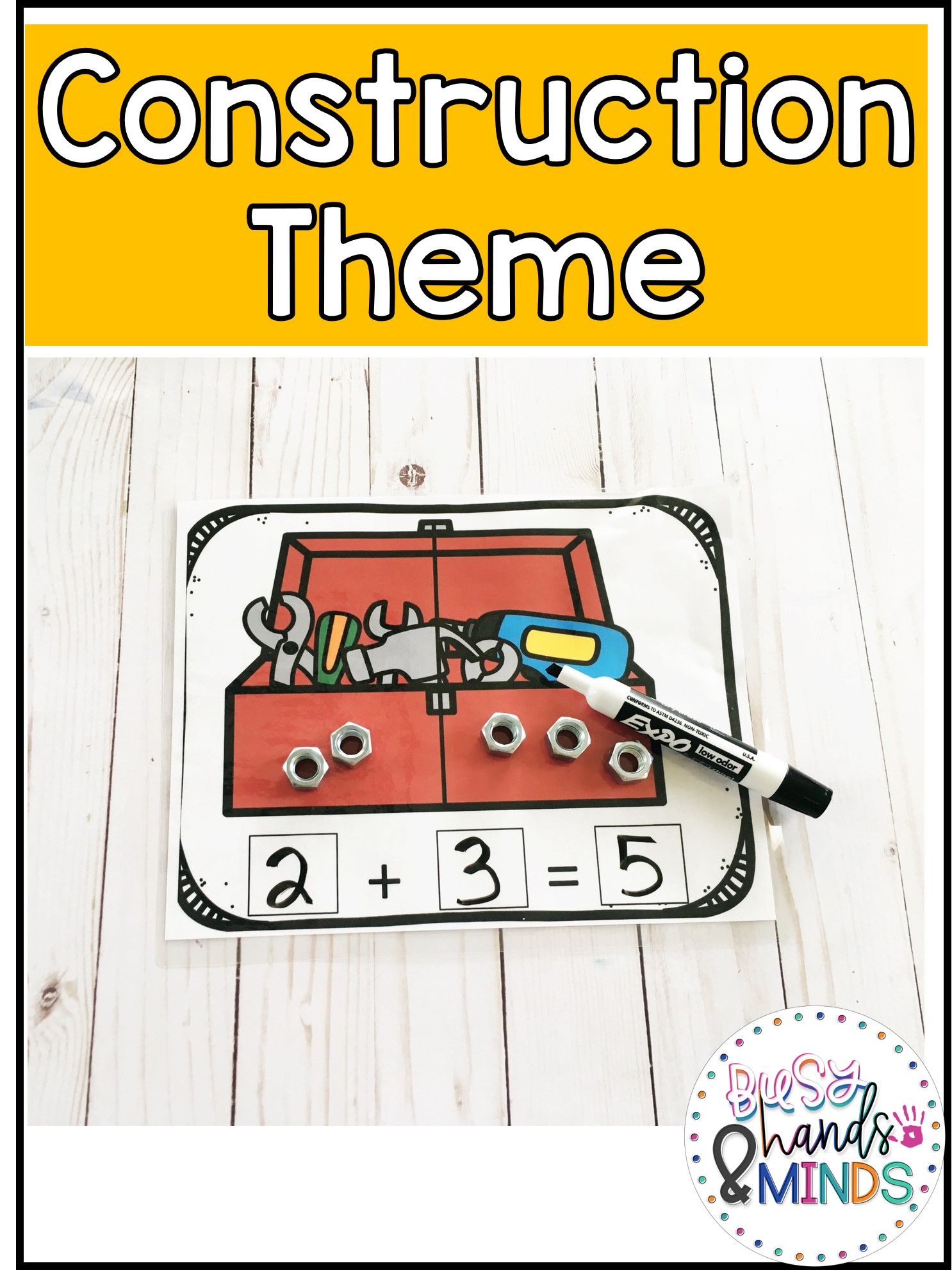 Construction Preschool Theme | Busy Hands and Minds
