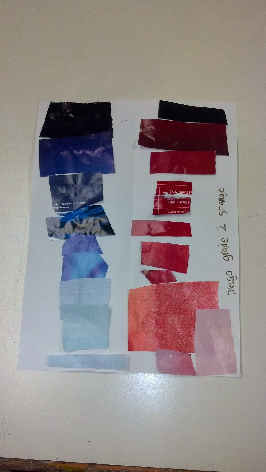 Miss Gushard's Art Blog: Value, Tint, and Shade Collage.