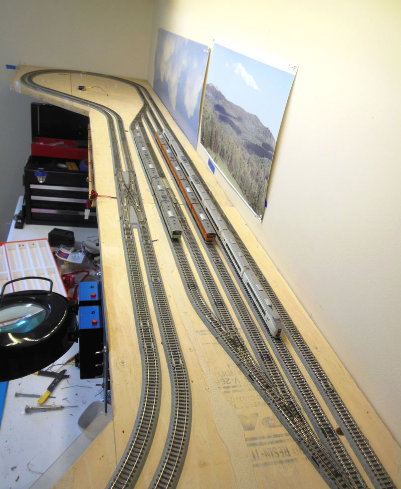 Tracks across Nevada: Redo of the test layout