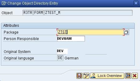 ABAP Tips & Tricks: How to change development class of a SAPscript