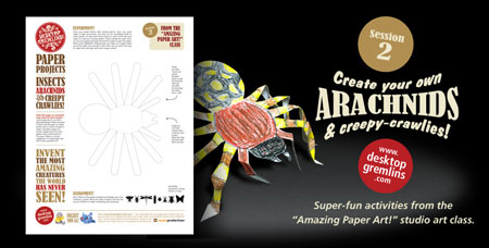 Papercraft - Desktop Gremlins Arachnids & Creepy Crawlies ...