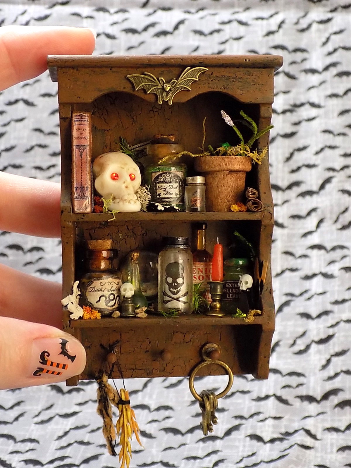 flew the coop: Little Witch's Wall Shelf