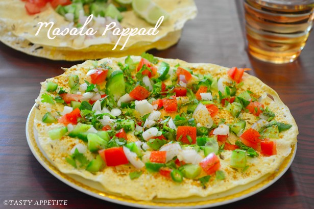 Masala Papad Recipe / Easy Snack Recipes