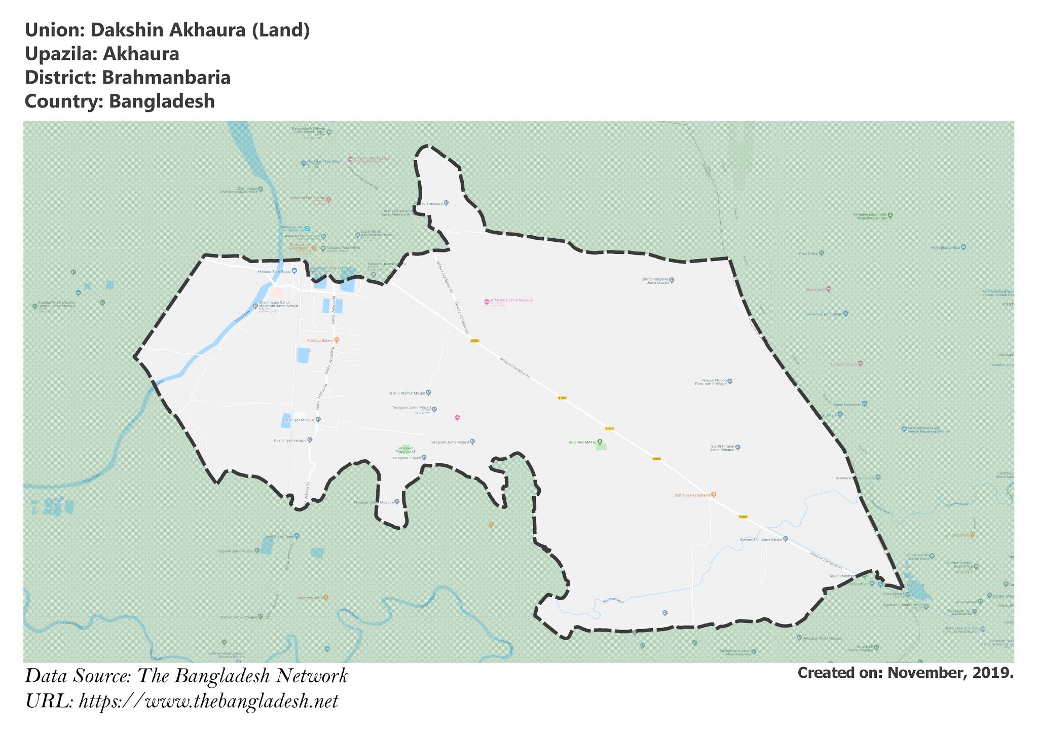 Dakshin Akhaura Union, Brahmanbaria