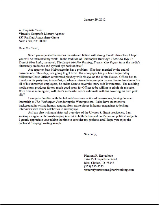 Examples Of Query Letters ~ Thankyou Letter