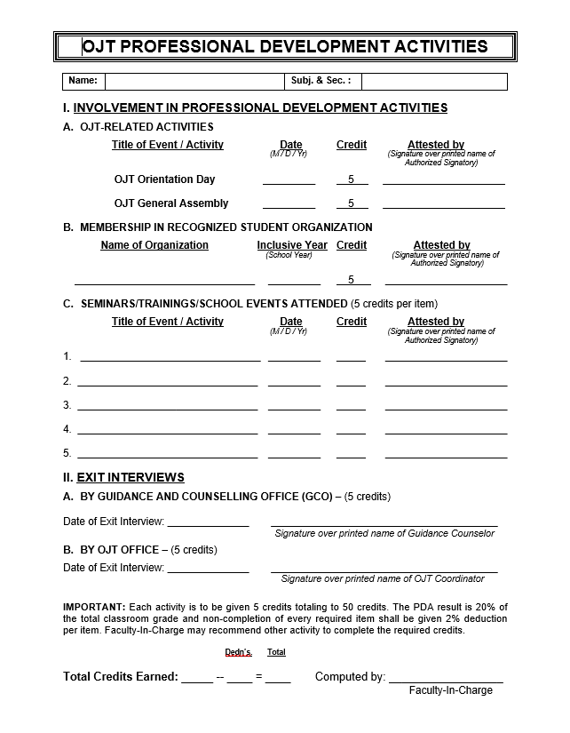 Daisy Gets Creative: A Guide to OJT for UE Manila College Students