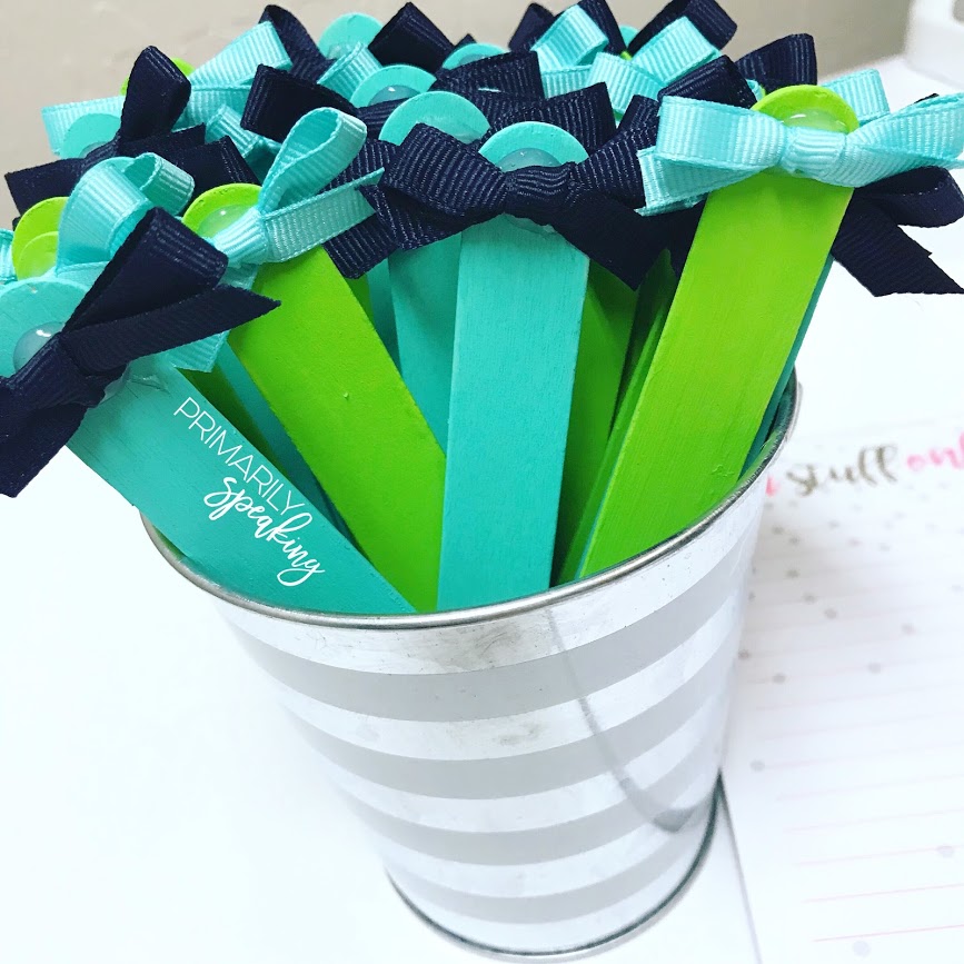 Classroom Management: Name Sticks | Primarily Speaking