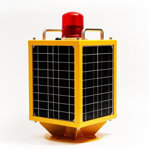 L-810 FAA RED Obstruction Light Solar Powered