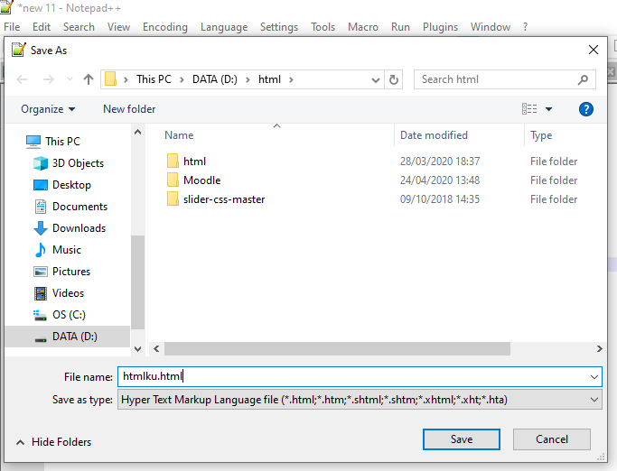 Membuat HTML - Wahyudin