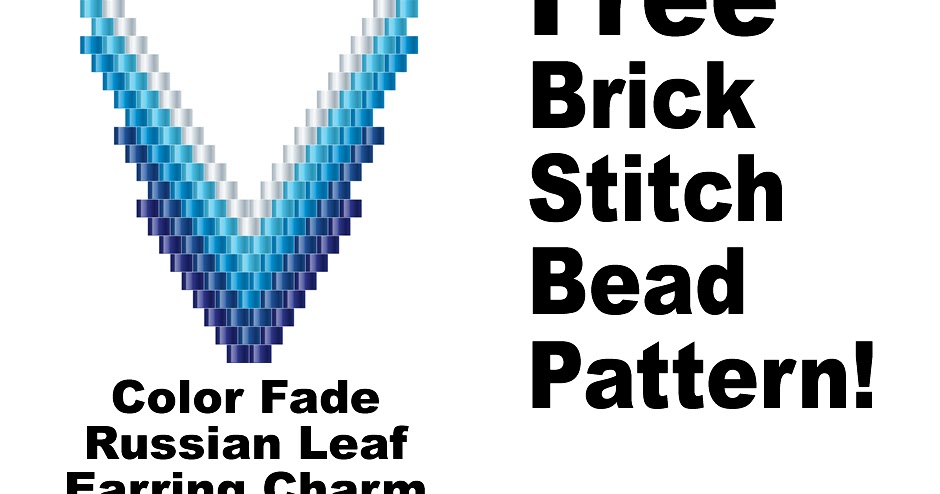 Brick Stitch Bead Patterns Journal: Free Color Fade Small Russian Leaf ...