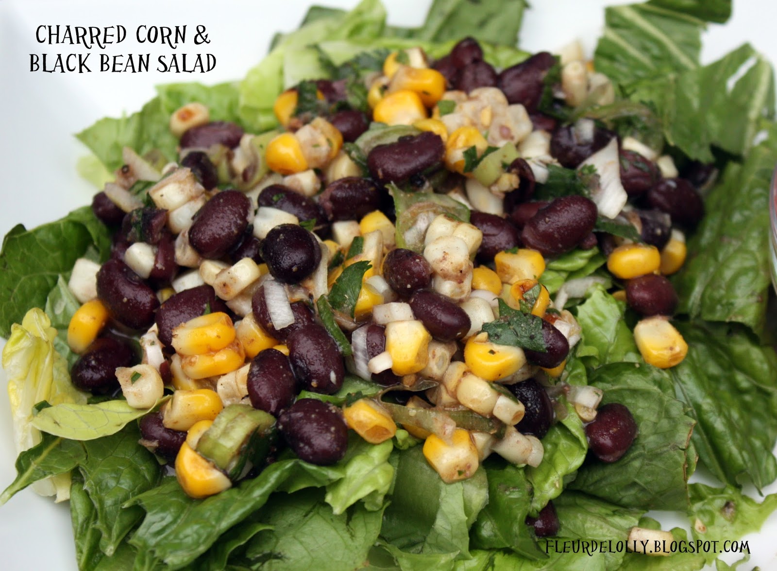 Fleur de Lolly: Charred Corn & Black Bean Salad