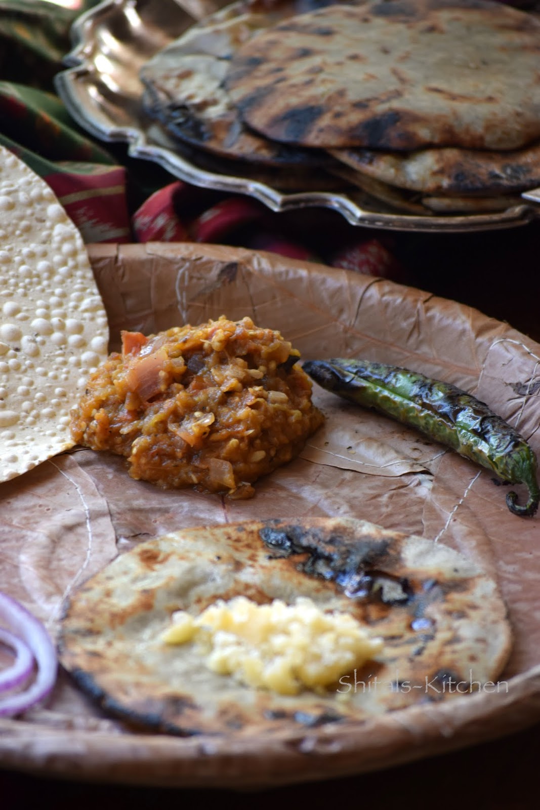 Shital's-Kitchen: Bajra Rotla: Millet Flat Bread