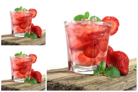 Resep Es Soda Strawberry Daun Mint