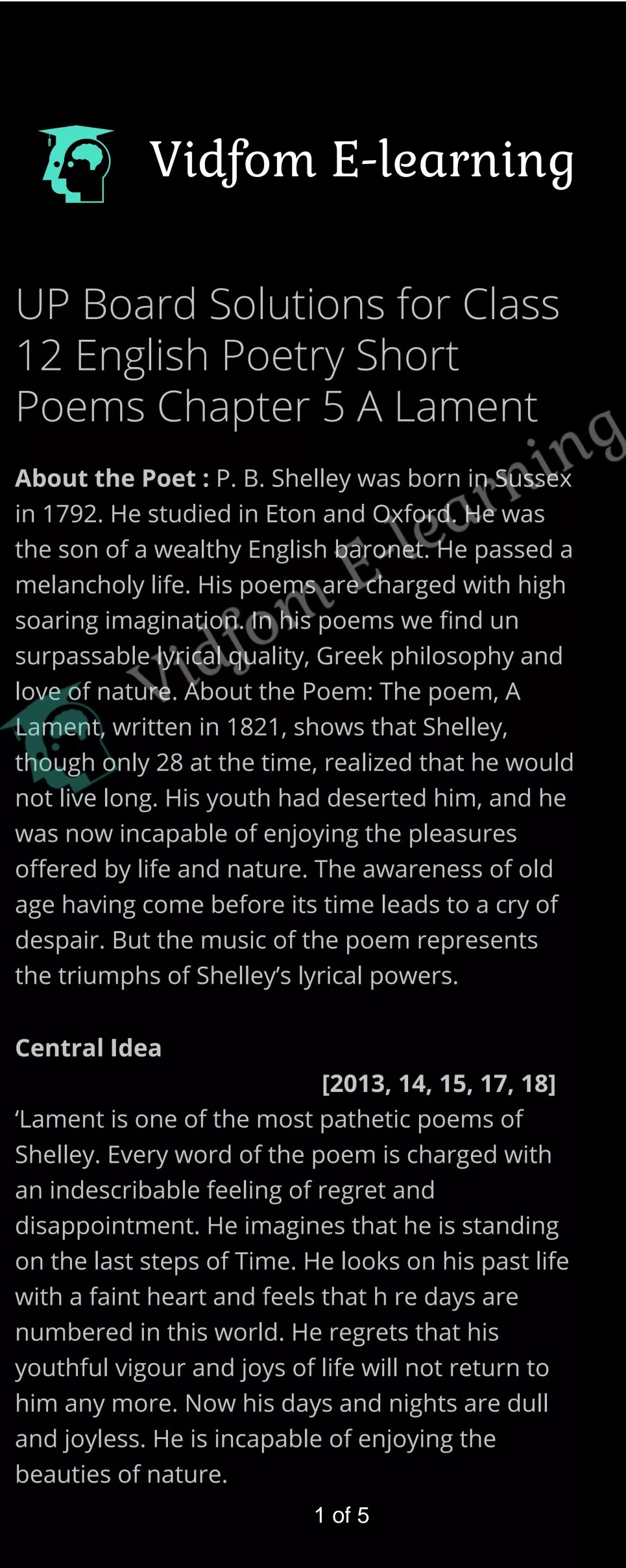 NCERT Solutions For Class 12 English Poetry Short Poems Chapter 5 A NCERT Solutions For Class 12 English Poetry Short Poems Chapter 5 A