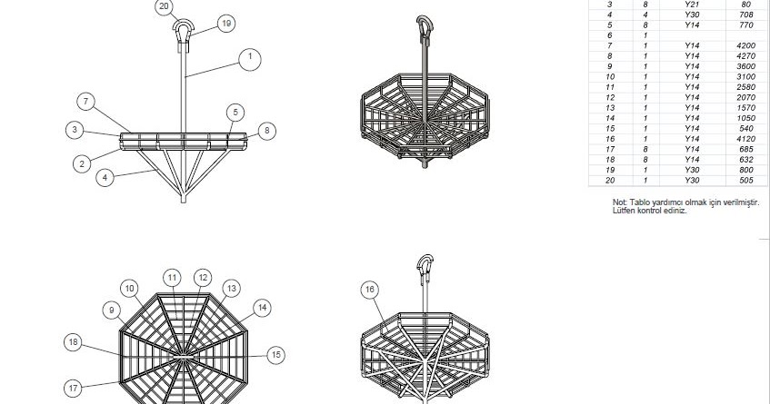 Teknik Resim - Montaj Klavuzu - Kullanım Klavuzu - Modelleme - Patent ...