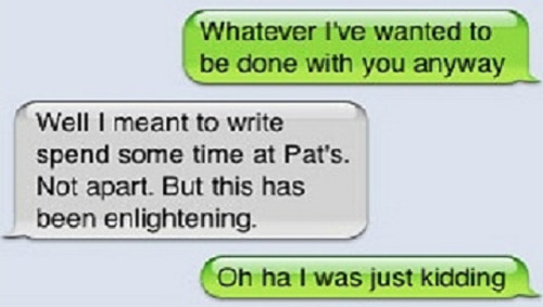 Too Much Crap Not Enough Shovels The Worst Break Up Texts Of All Time