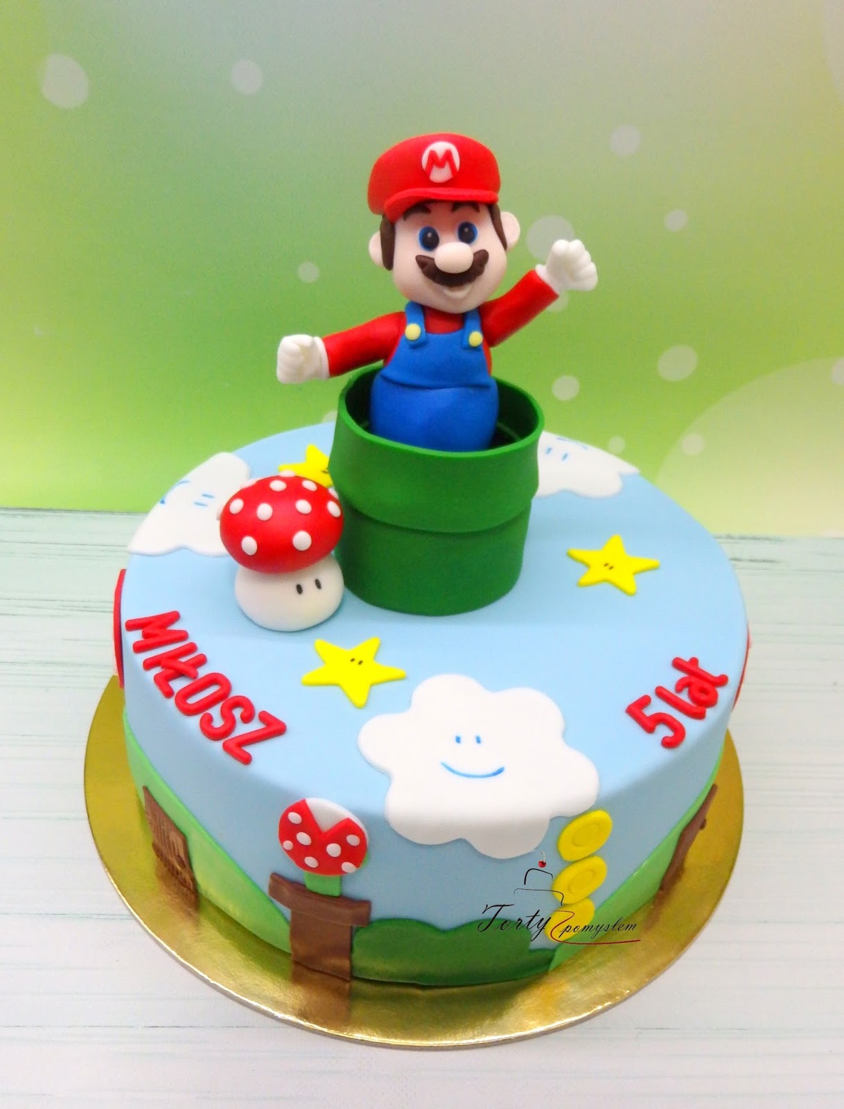 TORTY Z POMYSŁEM Kraków: Tort Mario Bros