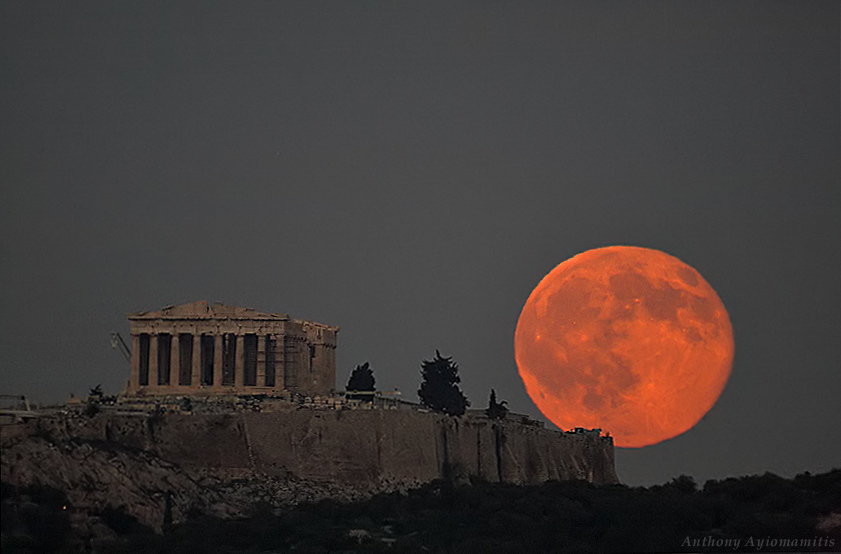 Postcards from the Underworld: Full Moons and Greek Temples