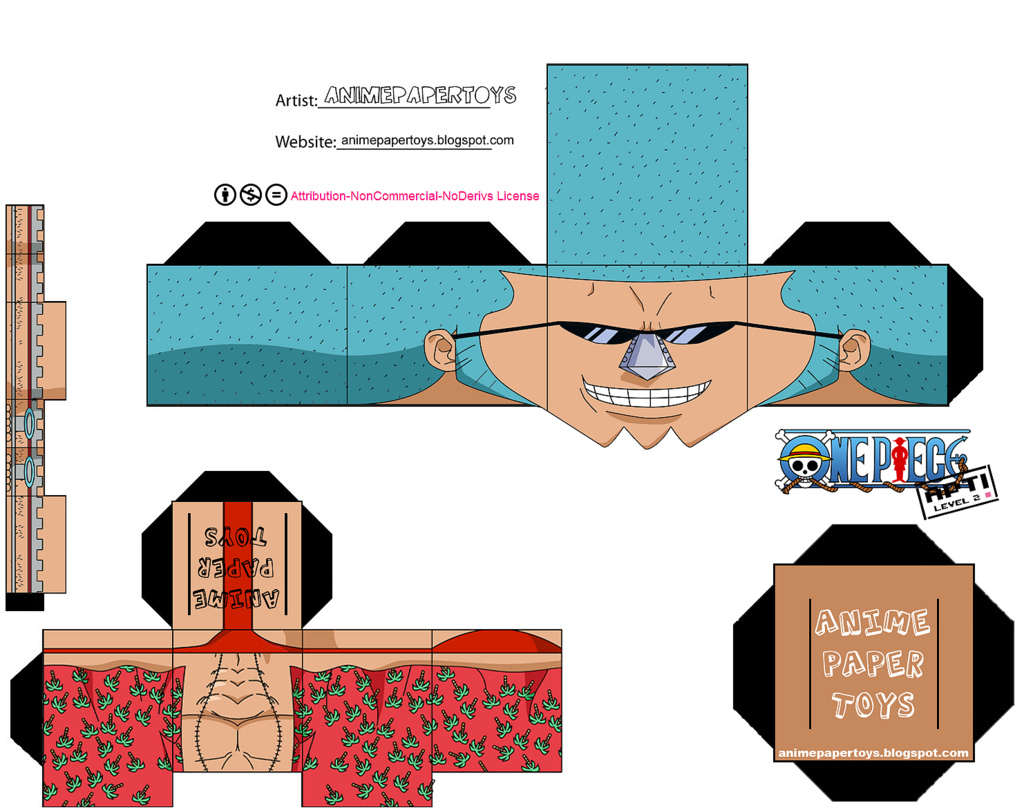 ILuvpapercraft: PaperCraft Onepiece Franky