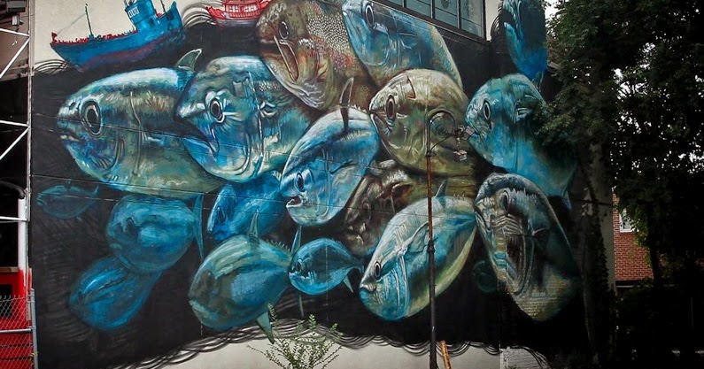 One Photograph a Day: Monday Mural: Fish