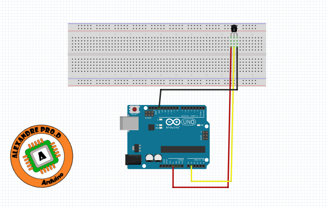 TUTOSDUINO: Mesure de la température - Capteur TMP35