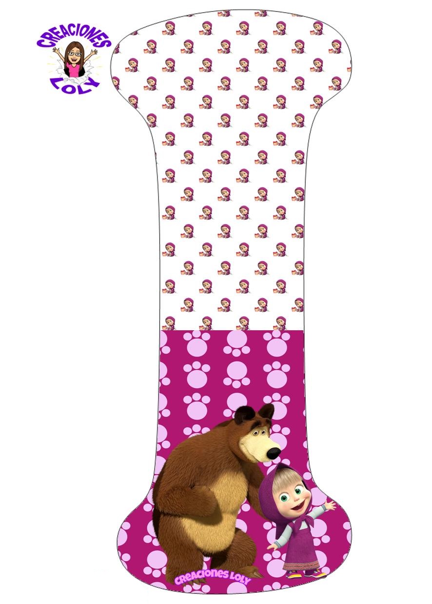 Creaciones Loly: Abecedario Masha y el Oso