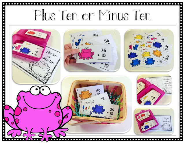 Doodle Bugs Teaching {first grade rocks!}: Frog Frenzy {Math Centers ...
