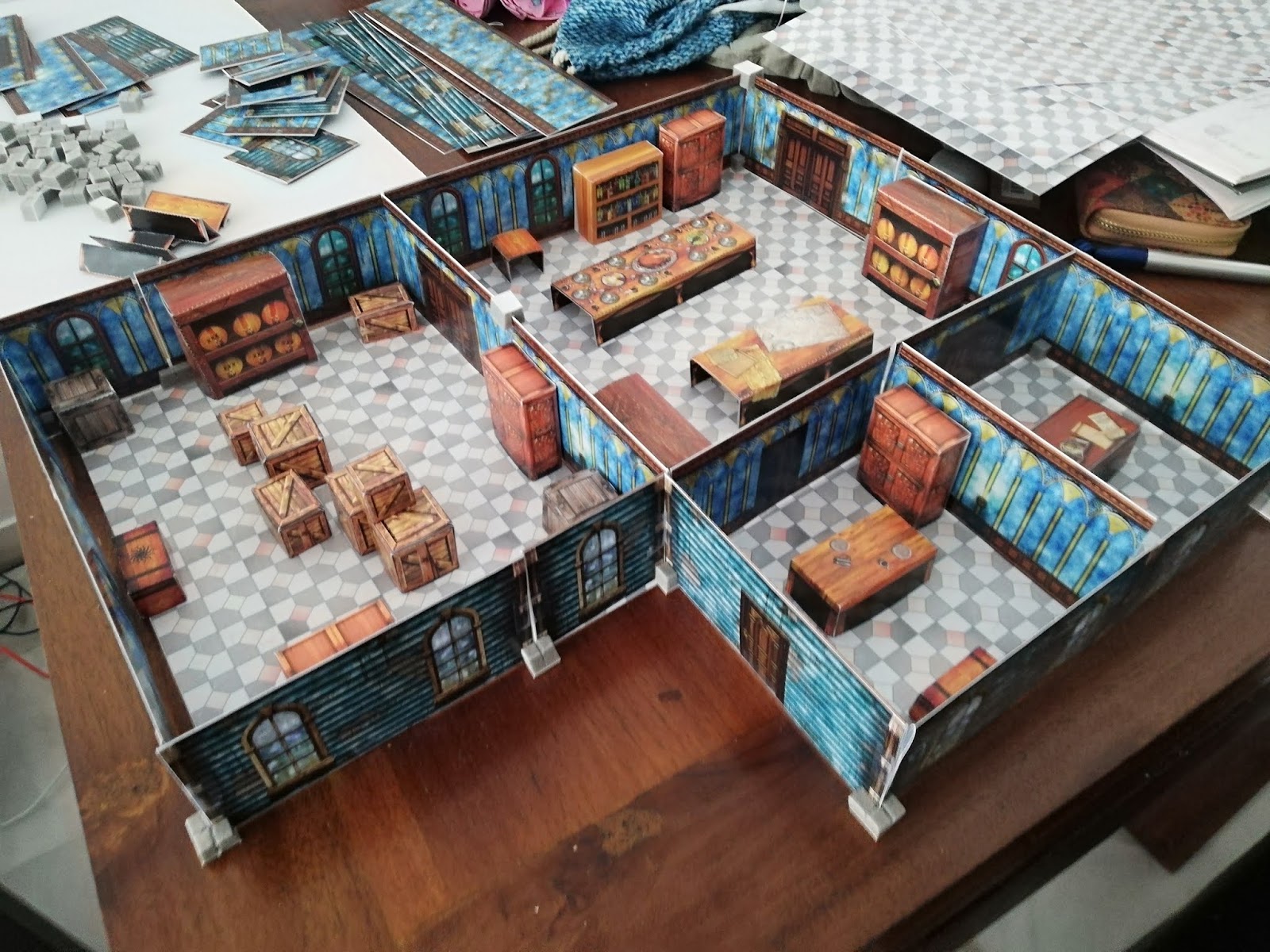 FEAR OF THE DARK SKIRMISH WARGAME : WARGAMING INSIDE BUILDINGS