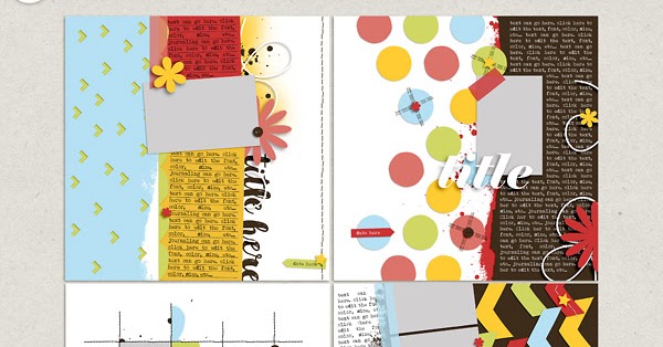 Artsy Journal Templates 24 / Scrapping with Liz