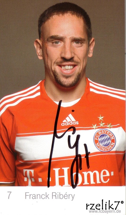 rzelik7 - autografy (autographs collection): Franck Ribéry