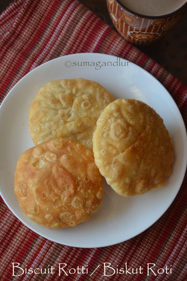 Veggie Platter: A - Z Karnataka Cuisine ~ B for Biscuit Rotti