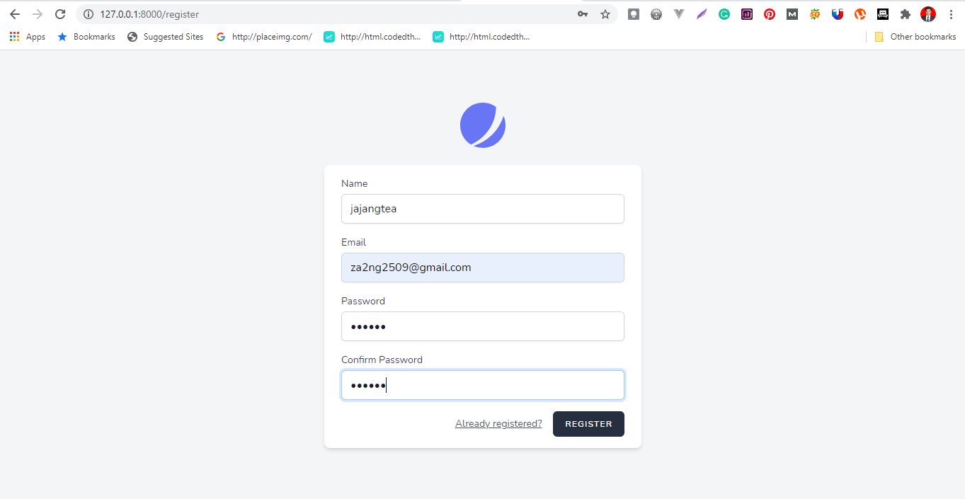 Membuat Login,Register Laravel 8 - Contoh Aplikasi