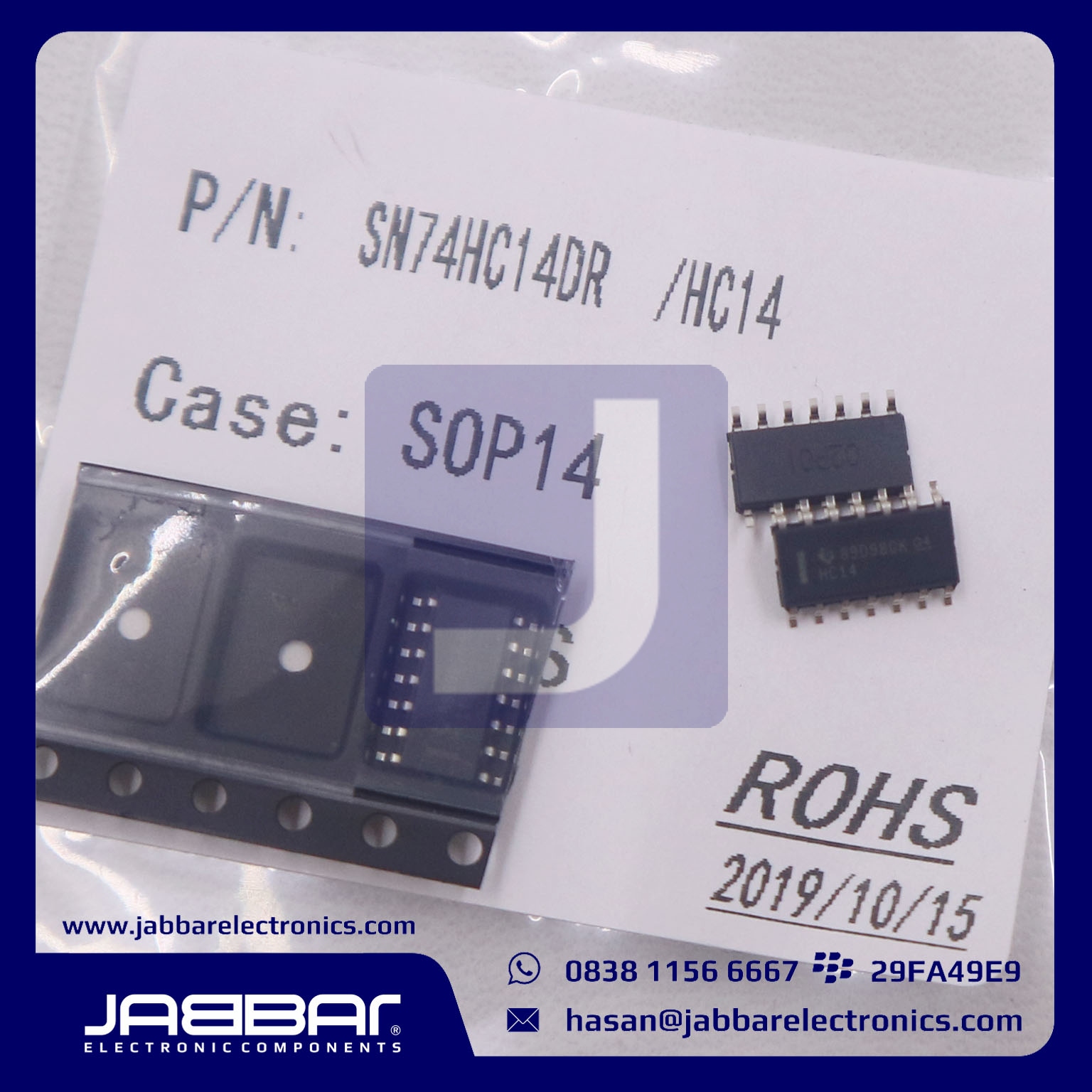 JUAL IC (SN74HC14DR) HC14 SOP14 ~ Arena Elektronika