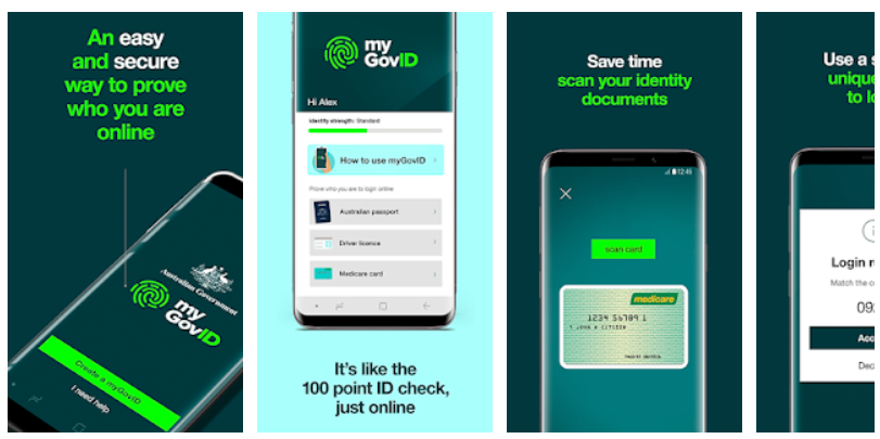 Download myGovID Mobile App by Australian Taxation Office - Youth Apps