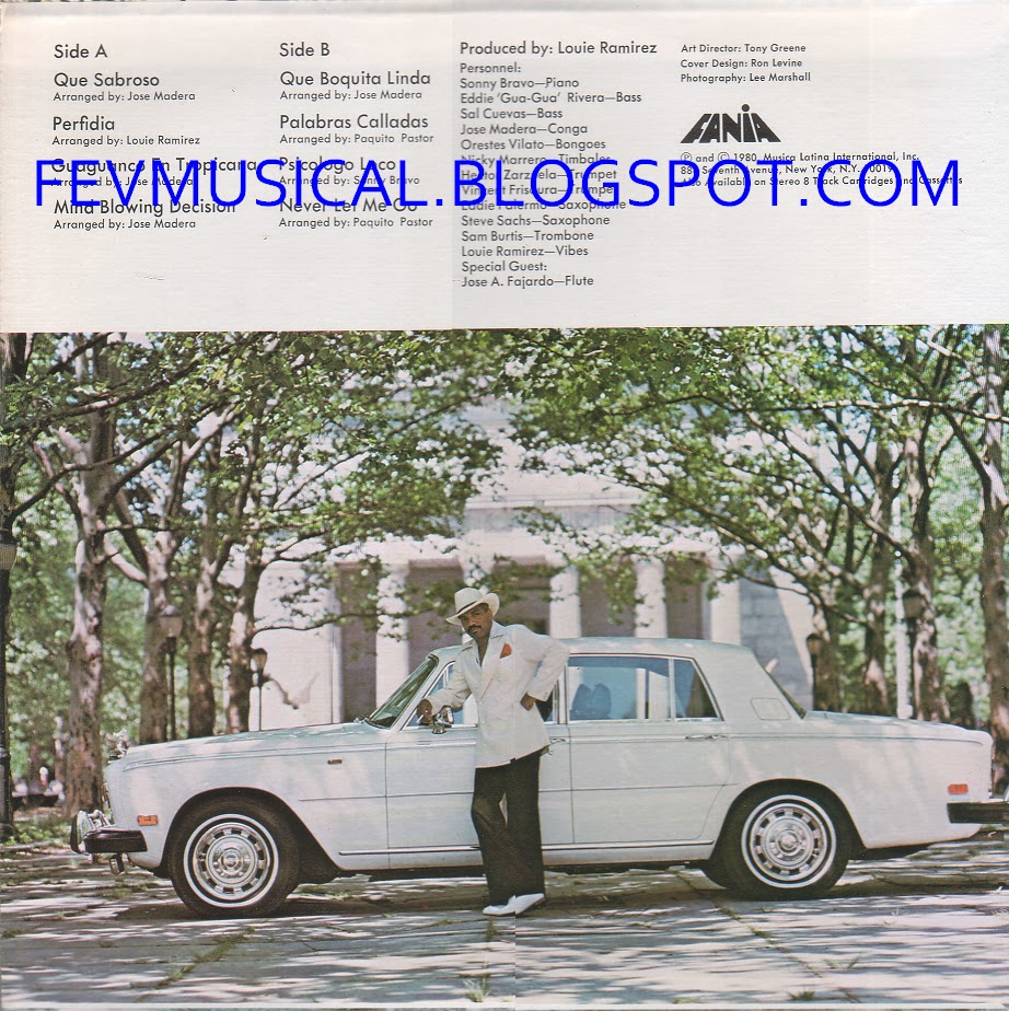 FEV MUSICAL: 1980 - Jimmy Sabater - Gusto (Fania)