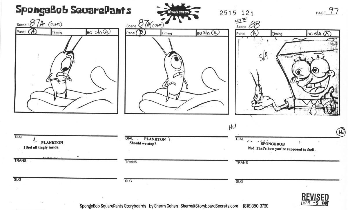 Sherm Cohen Storyboard Artist: SpongeBob Storyboards: The FUN Show