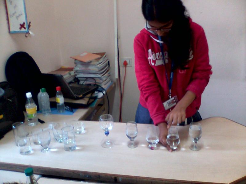 Oakridge International School, Newton Campus: Singing Glass Activity ...
