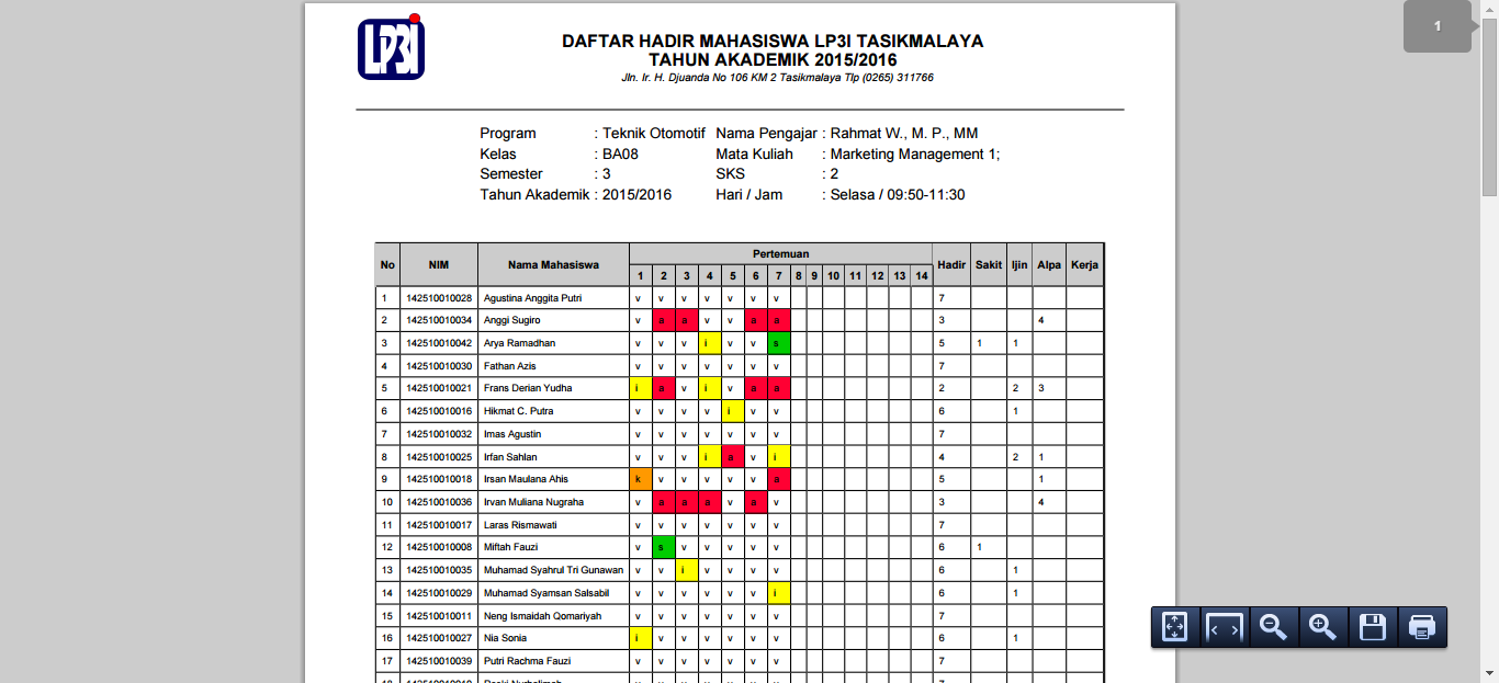 Free : Absensi Online Berbasis Web (E-Presensi Versi 1.0) | kantin-php