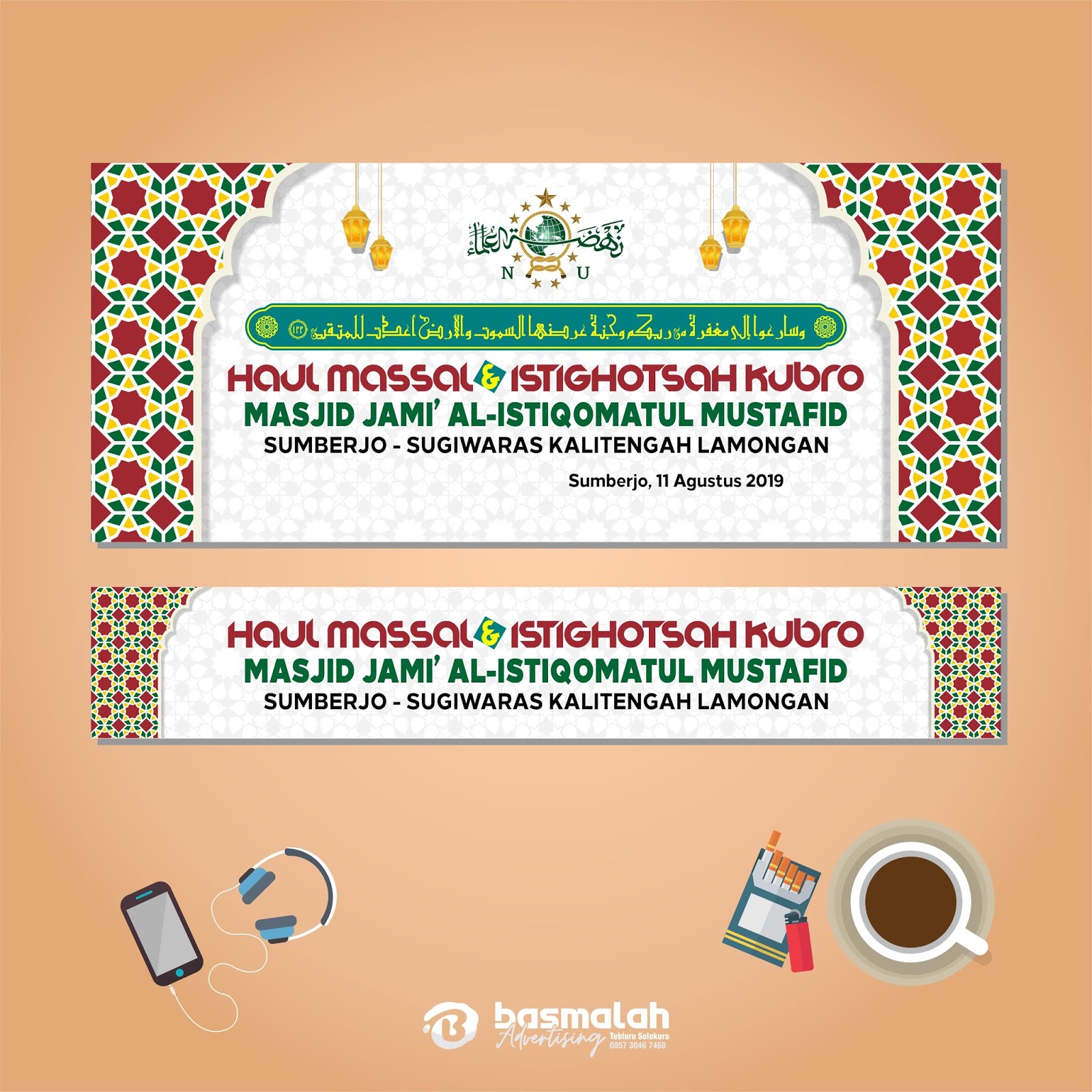 Contoh Desain Banner Haul | Basmalah Advertising