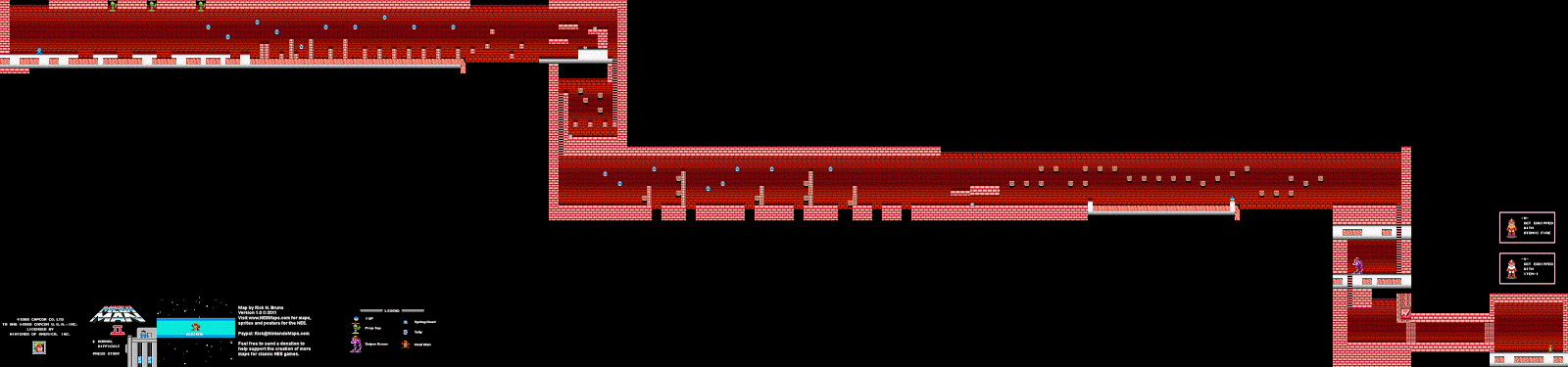 Mega Man 2 [Guía] 4. Mapas ~ RetroJugones