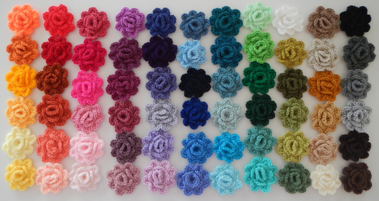 Apple Blossom Dreams: Flower Tags for Yarn Roses