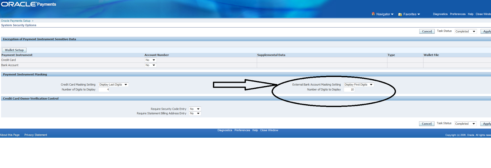 Arun Reddy Dhonthi Reddy: Mask or Un-Mask Bank Account Numbers in R12